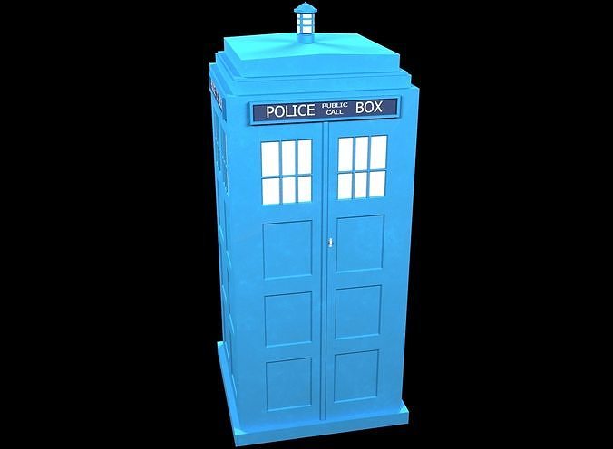 3D model Police box VR / AR / low-poly | CGTrader