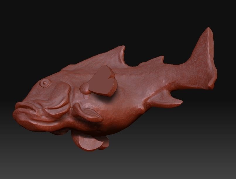 Fish stl model 3D model 3D printable | CGTrader