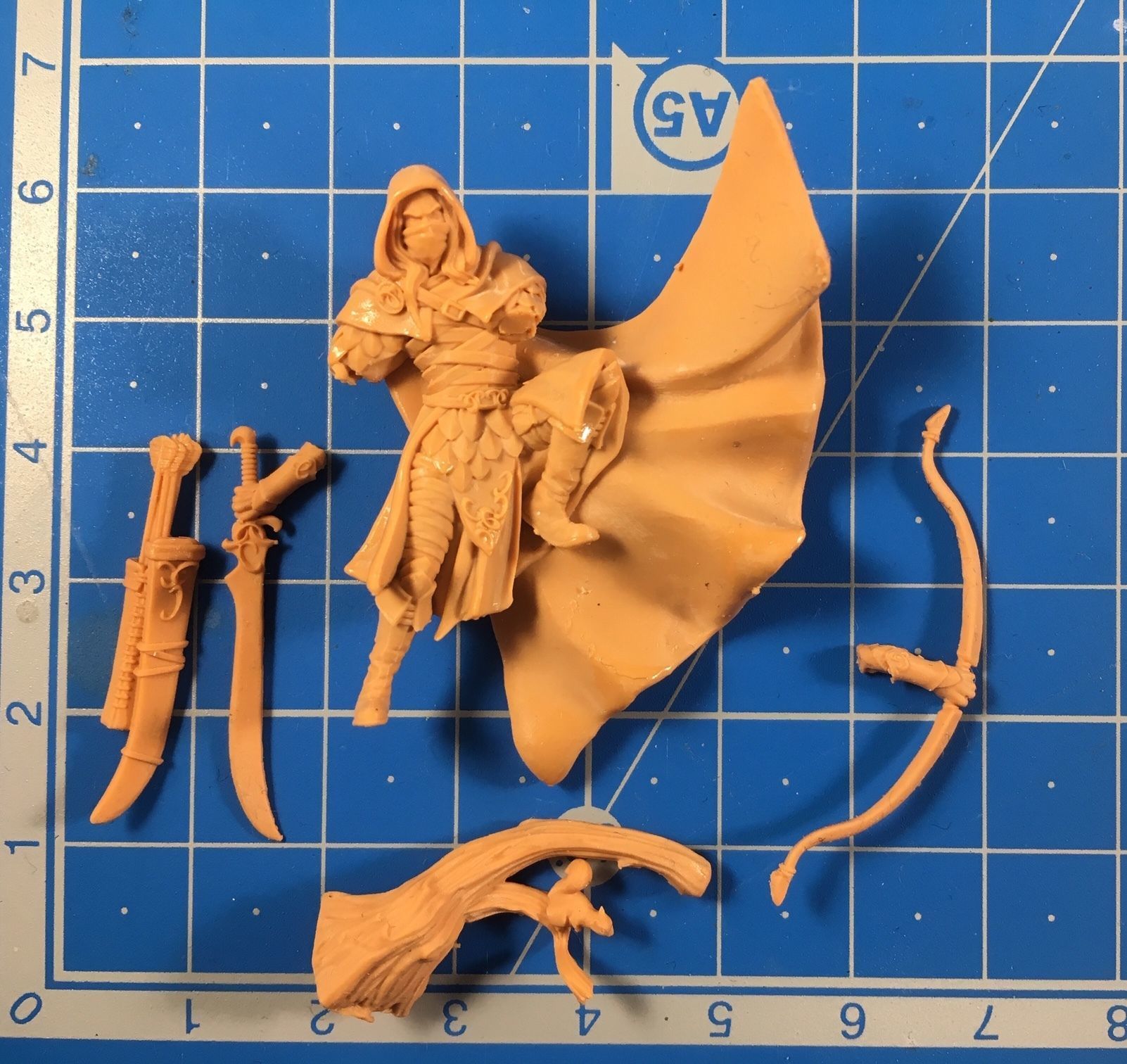 Wood Elf ranger - 35mm scale 3D model 3D printable | CGTrader
