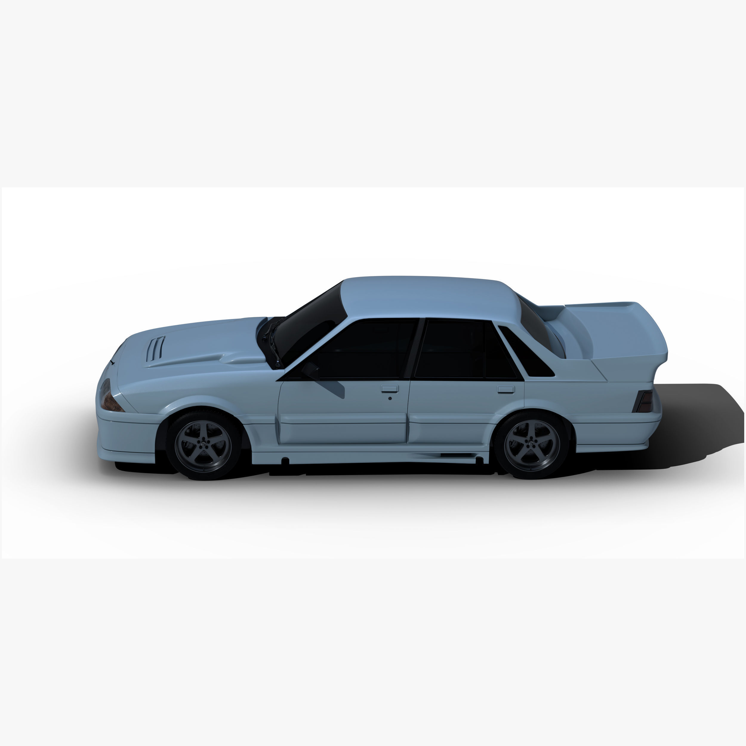 3D model Holden Commodore VL 1990 VR / AR / low-poly rigged | CGTrader