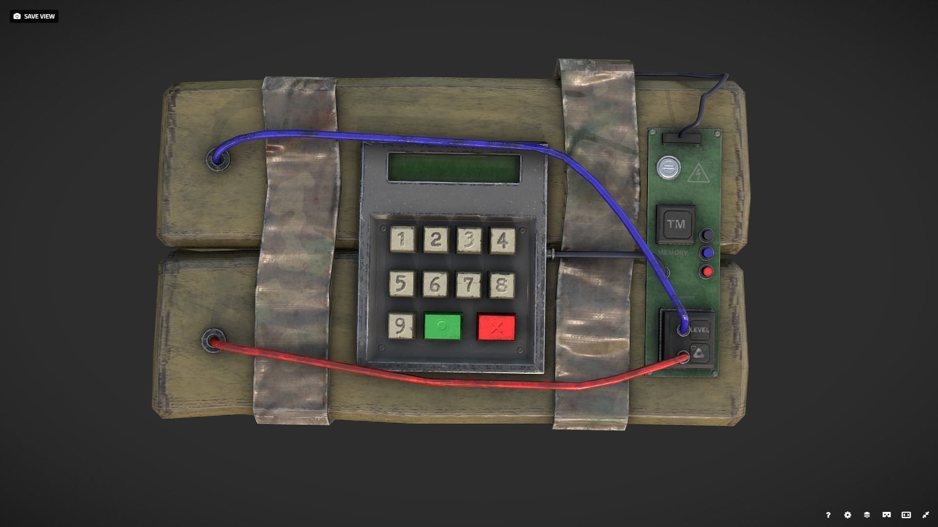 3D model C4 Bomb VR / AR / low-poly | CGTrader