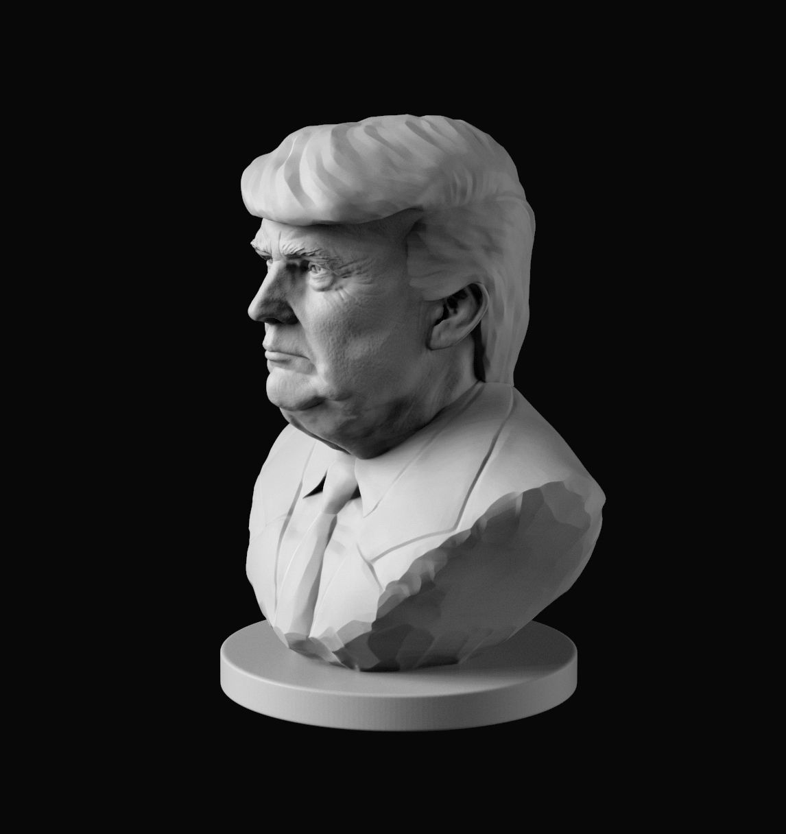 Donald Trump 3D model 3D printable | CGTrader