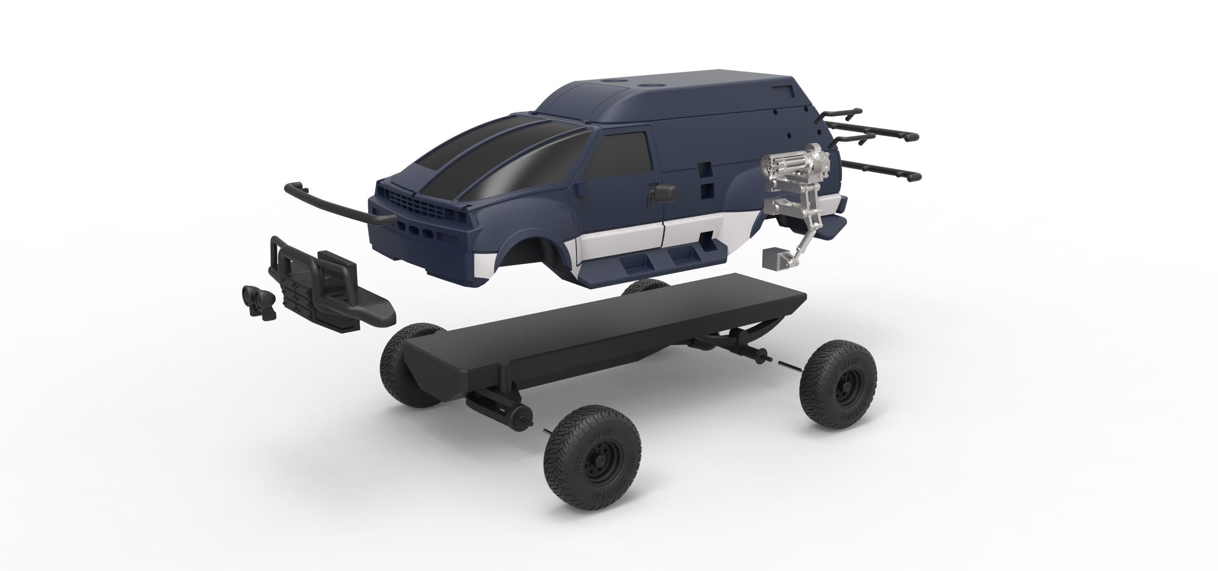 Diecast model RV from Hell from Tango and Cash Scale 1 to 24 3D model ...