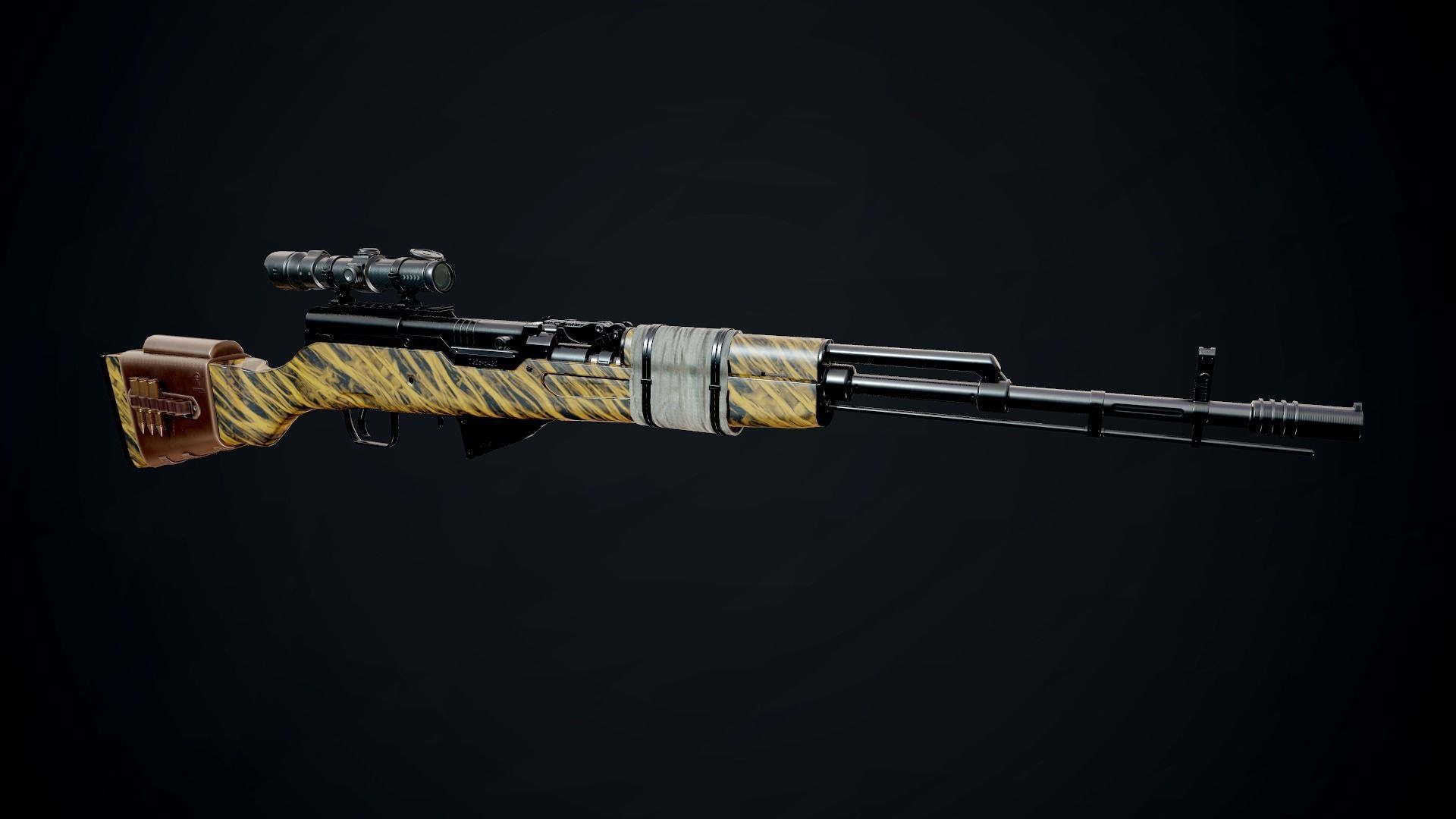 3D model Battle Rifle - SKS VR / AR / low-poly | CGTrader