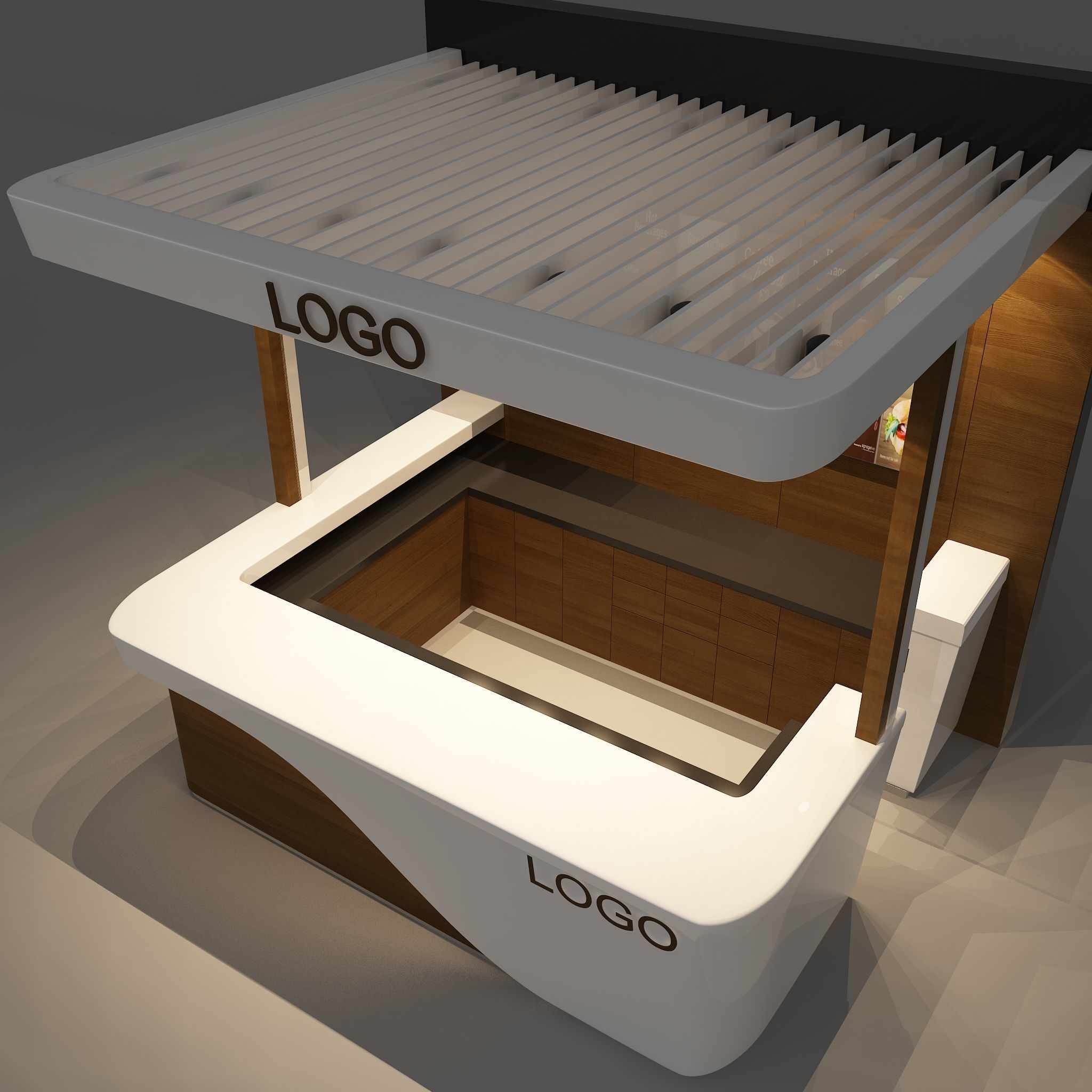 exhibition shop stand 3D model | CGTrader