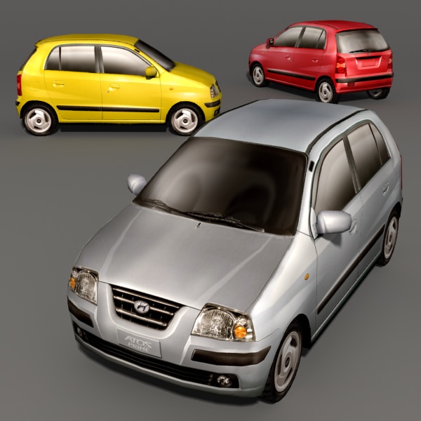 3D model Hyundai Atos VR / AR / low-poly | CGTrader