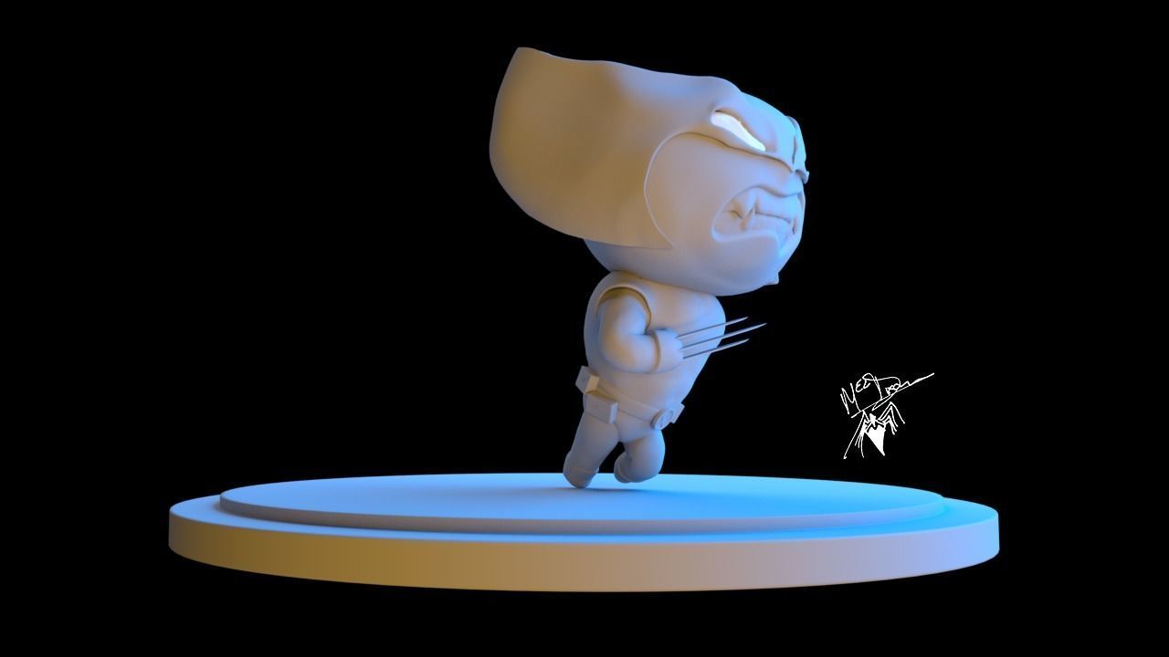 Mini wolverine 3D model | CGTrader