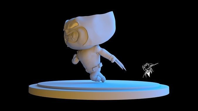 Mini wolverine 3D model | CGTrader