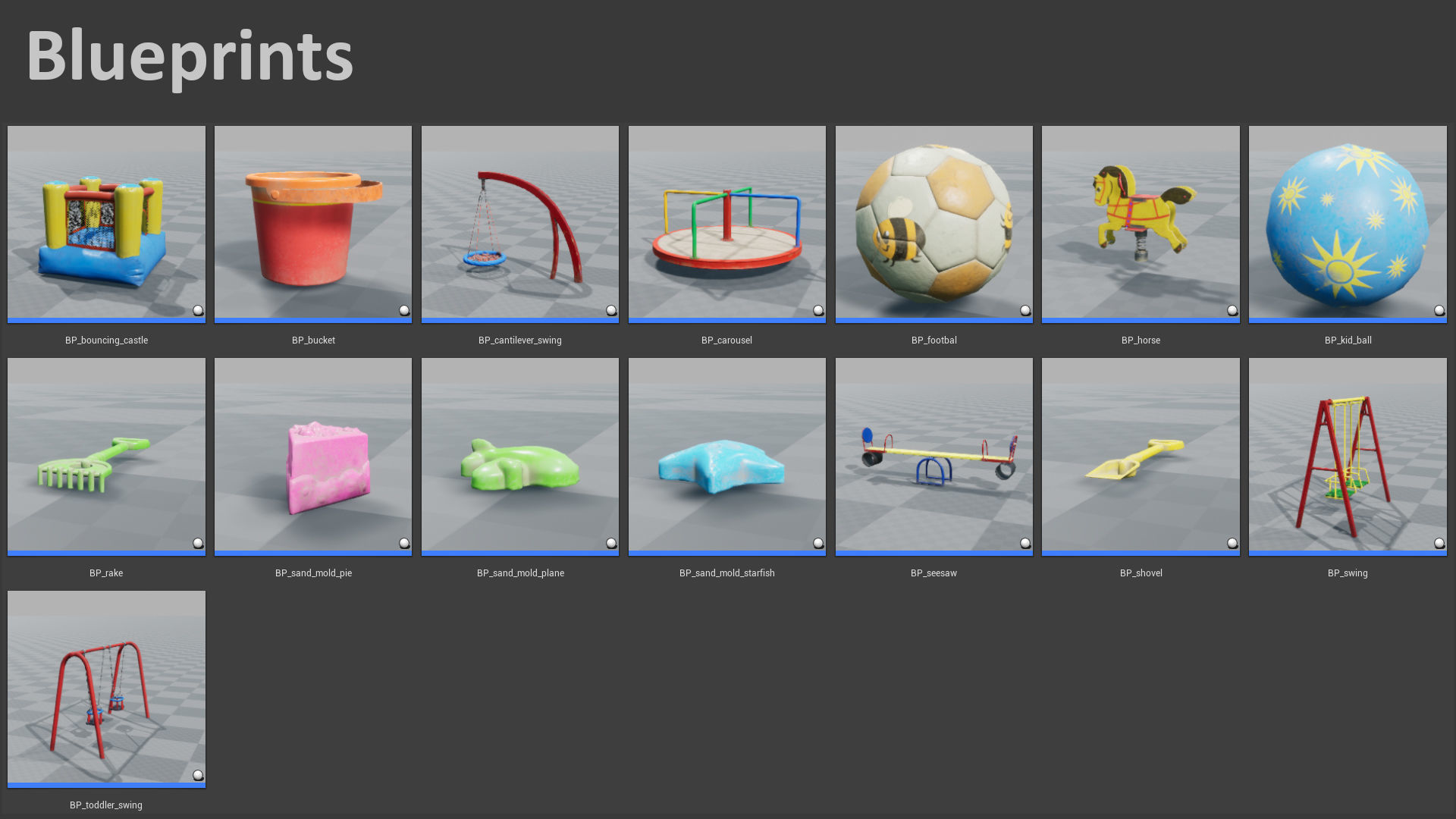 Playground Pack 1 3D Model Collection | CGTrader