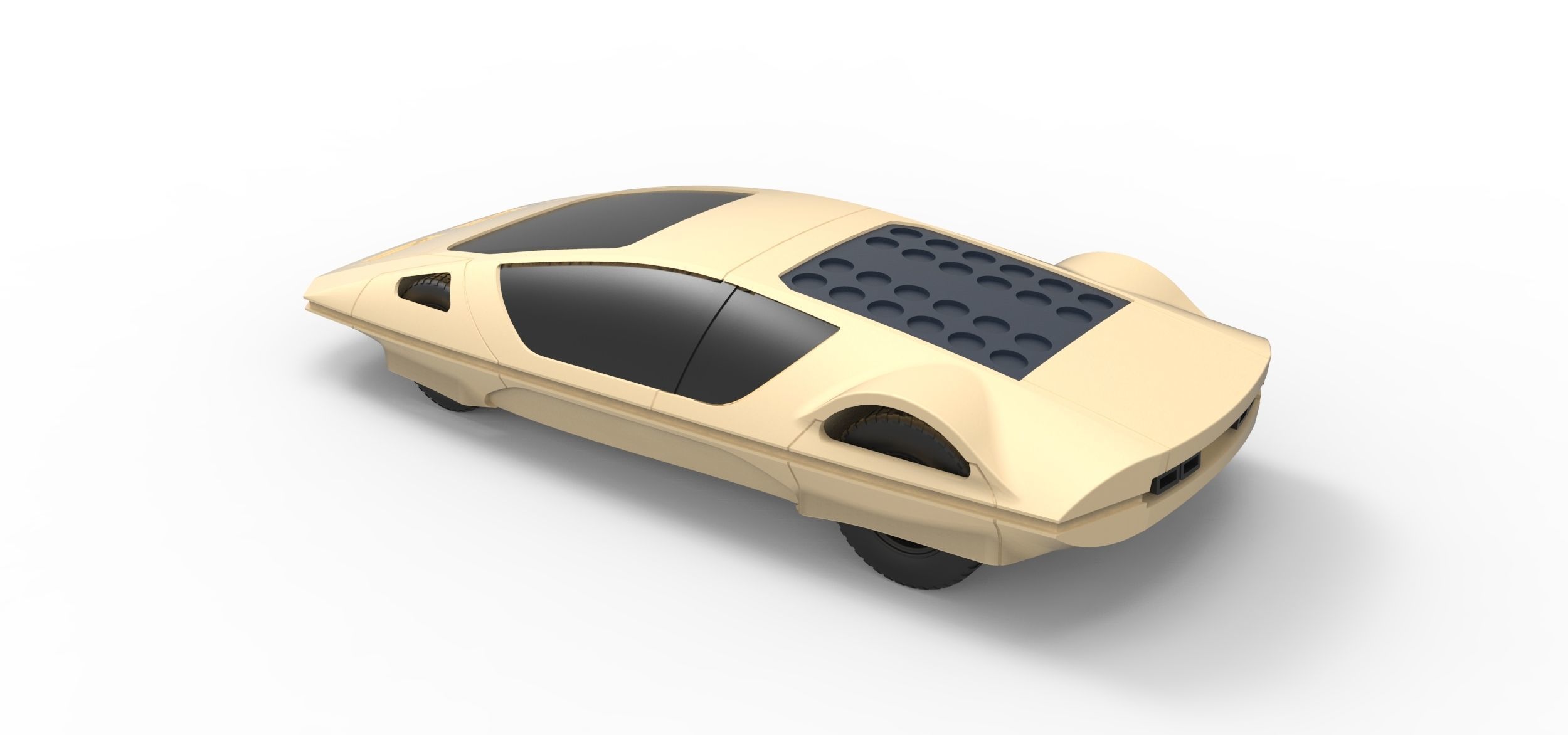 Diecast model Ferrari Concept car 1970 Scale 1 to 24 3D model 3D ...