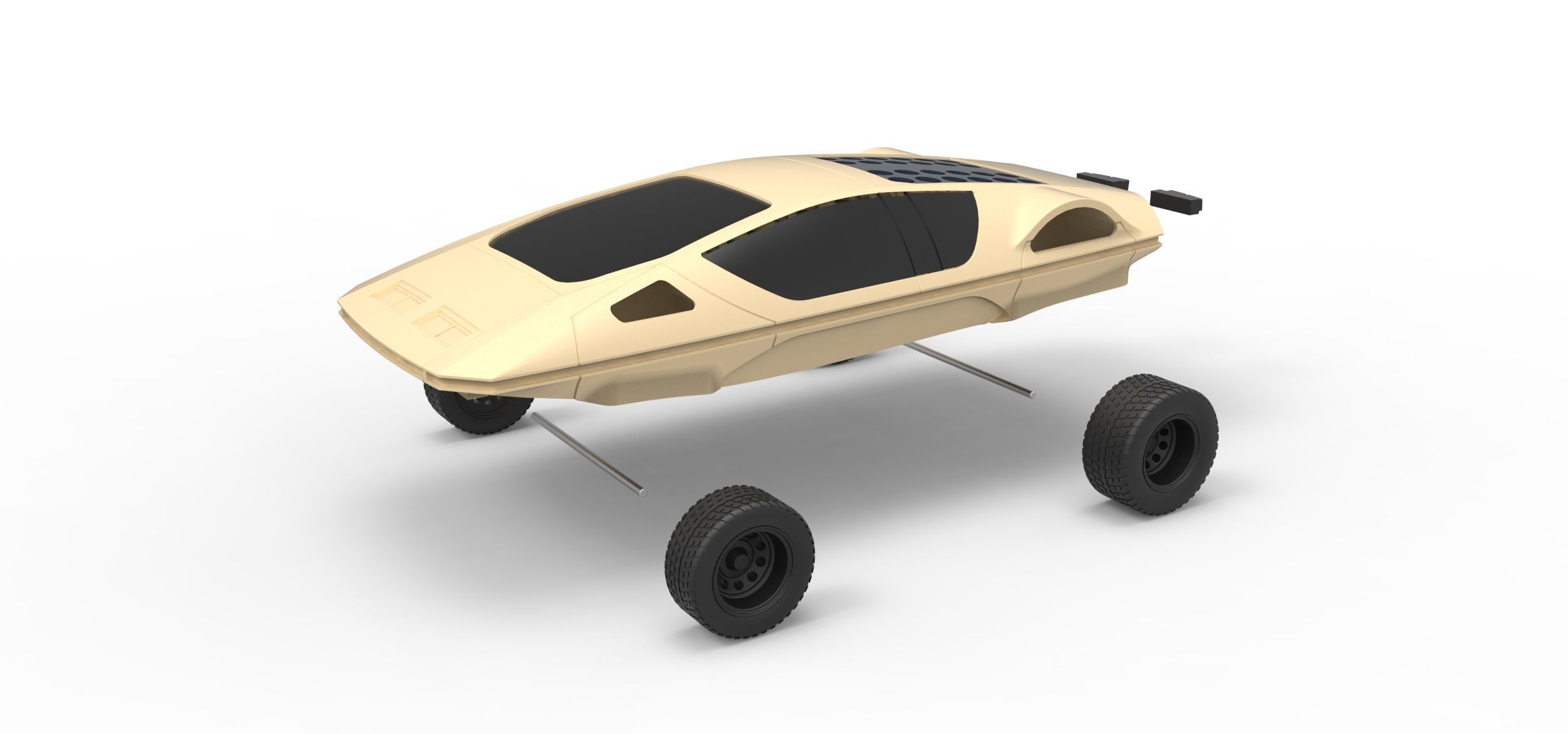 Diecast model Ferrari Concept car 1970 Scale 1 to 24 3D model 3D ...