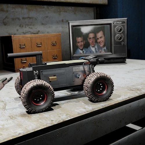 Ghostbusters RTV Ghost Trap Model and Scene 3D model | CGTrader