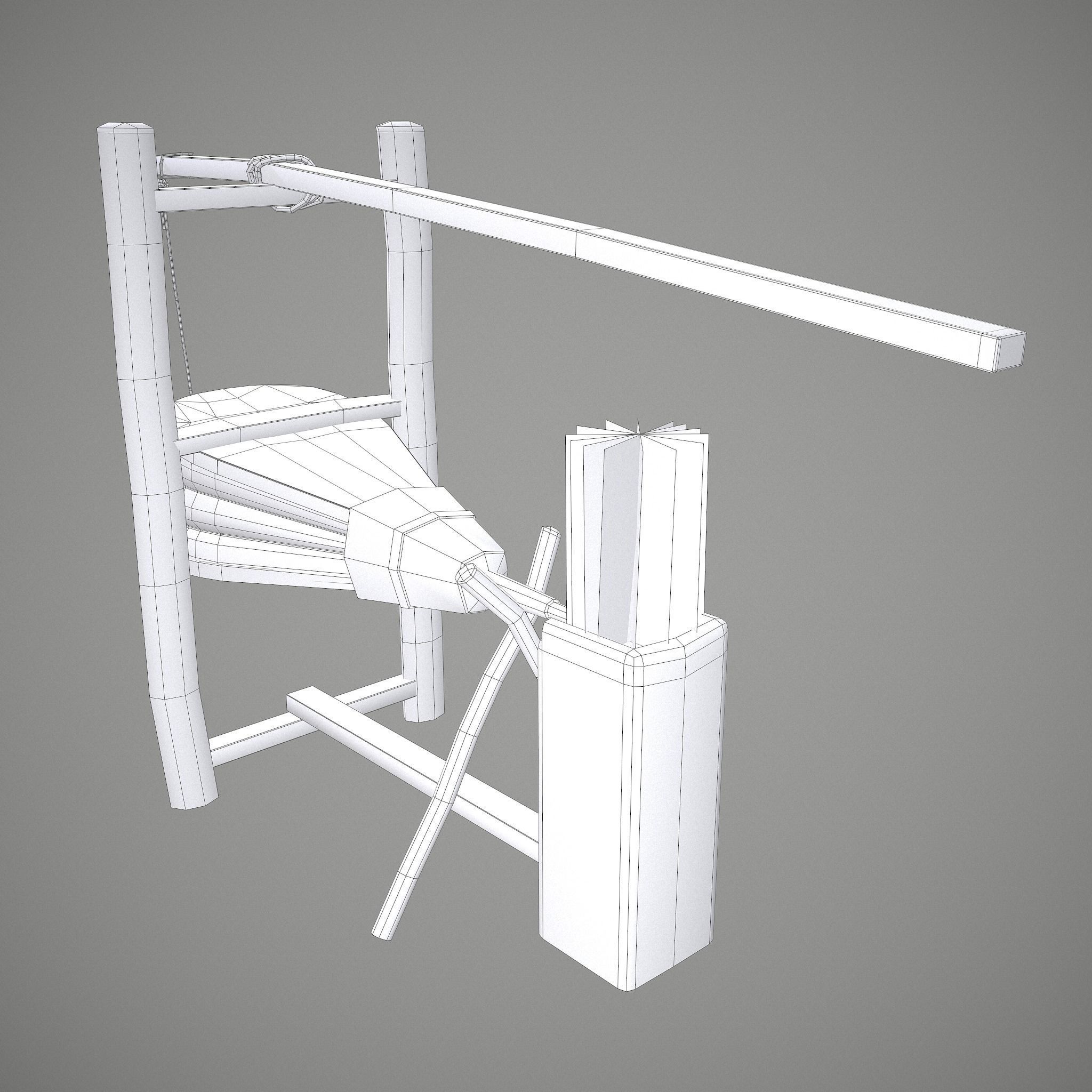 3D model Medieval Bellows VR / AR / low-poly rigged animated | CGTrader