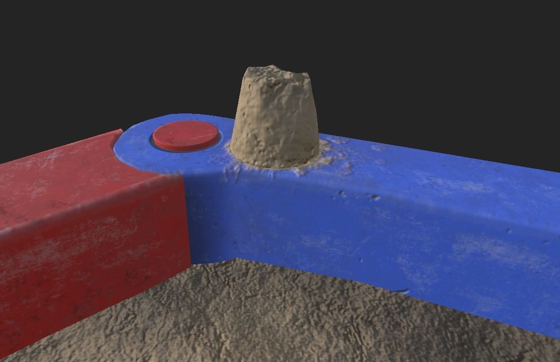 3D model Playground Plastic Sand Pit VR / AR / low-poly | CGTrader