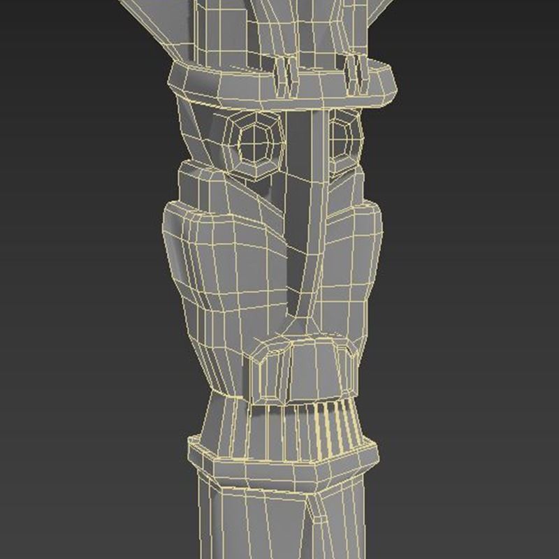 Totem Pole Model 3D model | CGTrader