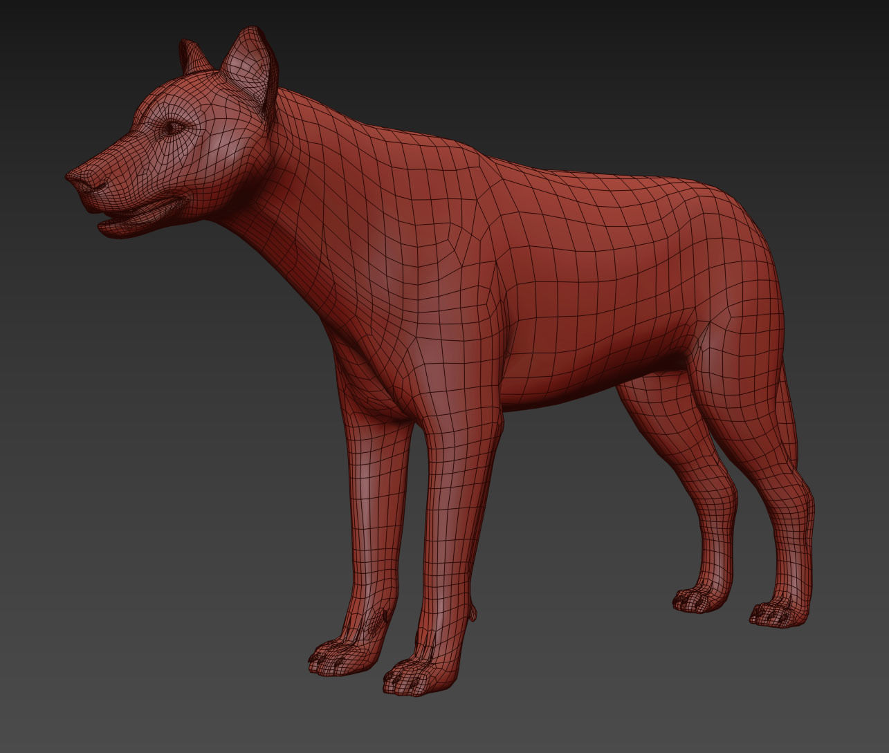 3D model My Wolf - 3d animated wolf model VR / AR / low-poly rigged ...
