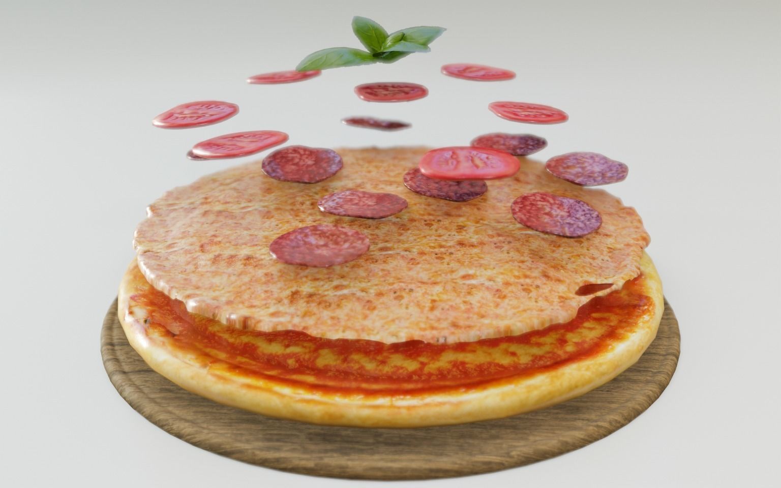 Pizza FREE free VR / AR / low-poly 3D model | CGTrader