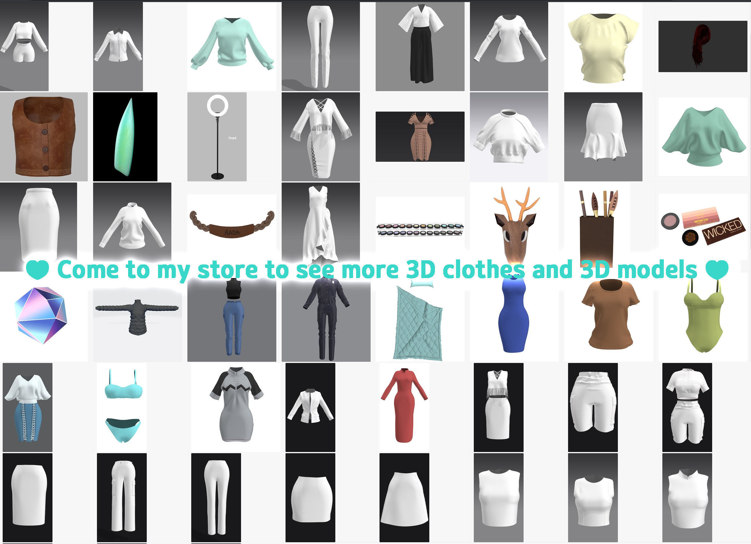Women clothes Blouse free 3D model | CGTrader