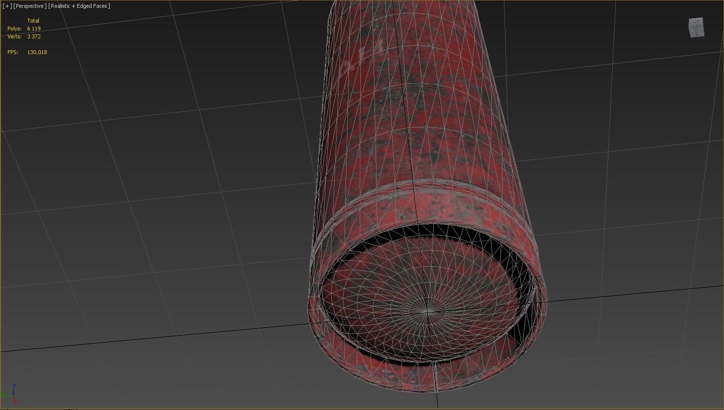 low poly model of a gas cylinder of 34 l and 27 l free VR / AR / low ...