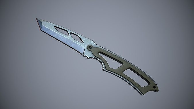 3D model Knife High Tech 2 VR / AR / low-poly | CGTrader