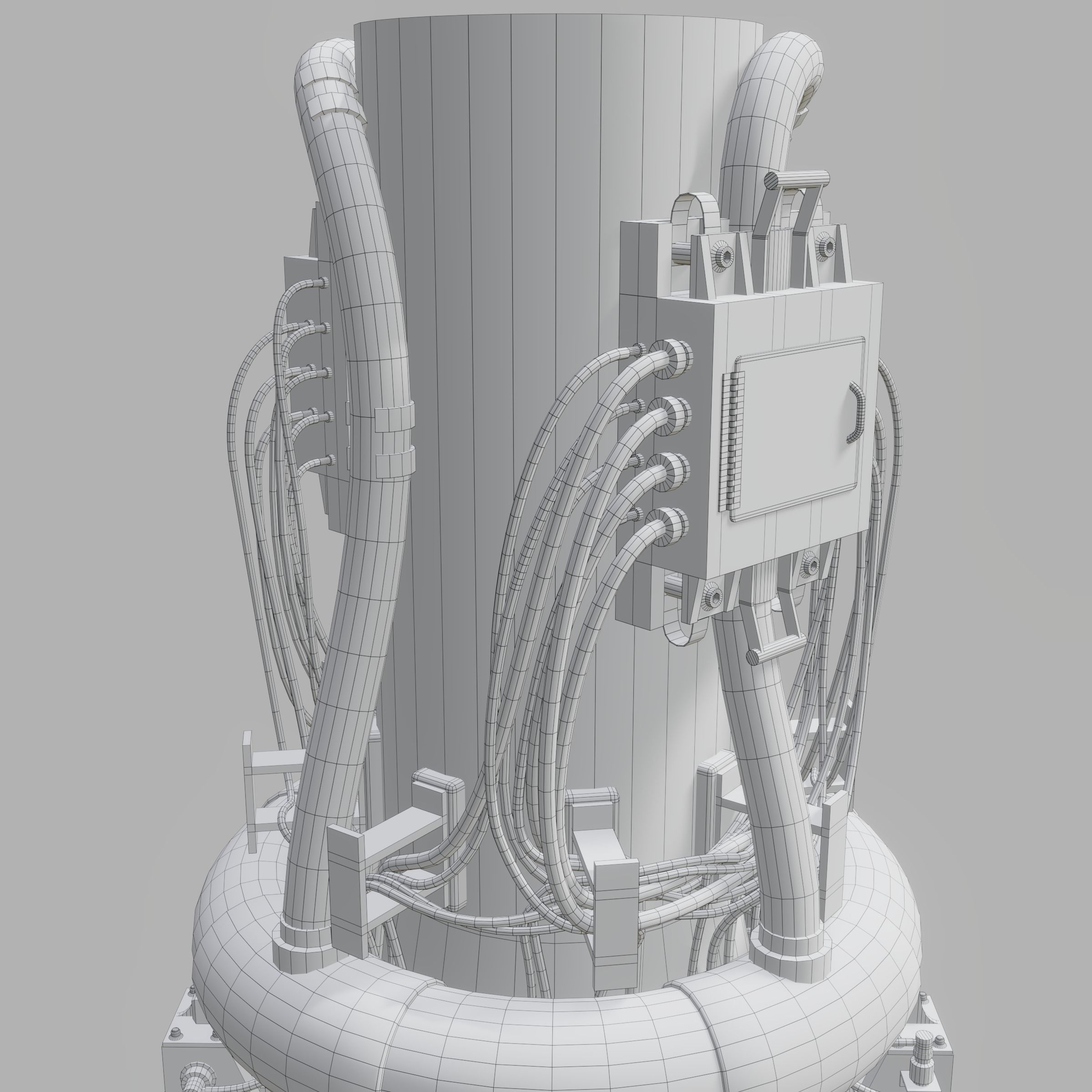 Rotary Bomb Bay free VR / AR / low-poly 3D model rigged | CGTrader