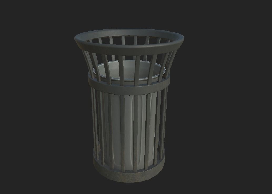 3D model City Garbage Cans VR / AR / low-poly | CGTrader