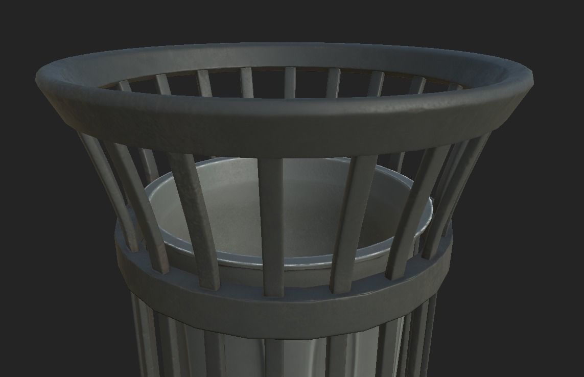 3D model City Garbage Cans VR / AR / low-poly | CGTrader