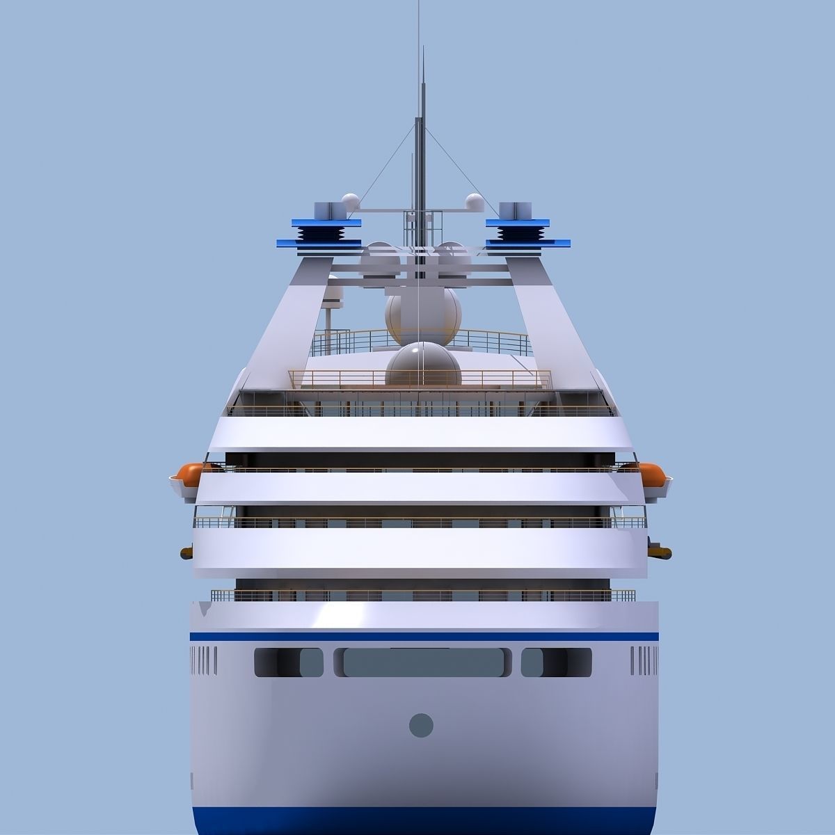 Cruise Ship 02 3D model | CGTrader