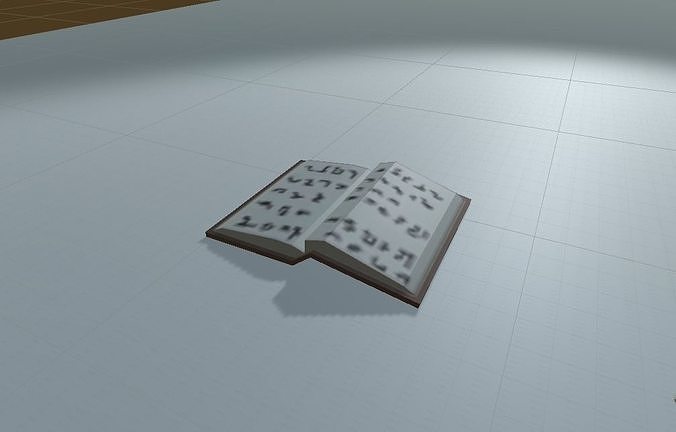 Simple book model free VR / AR / low-poly 3D model | CGTrader