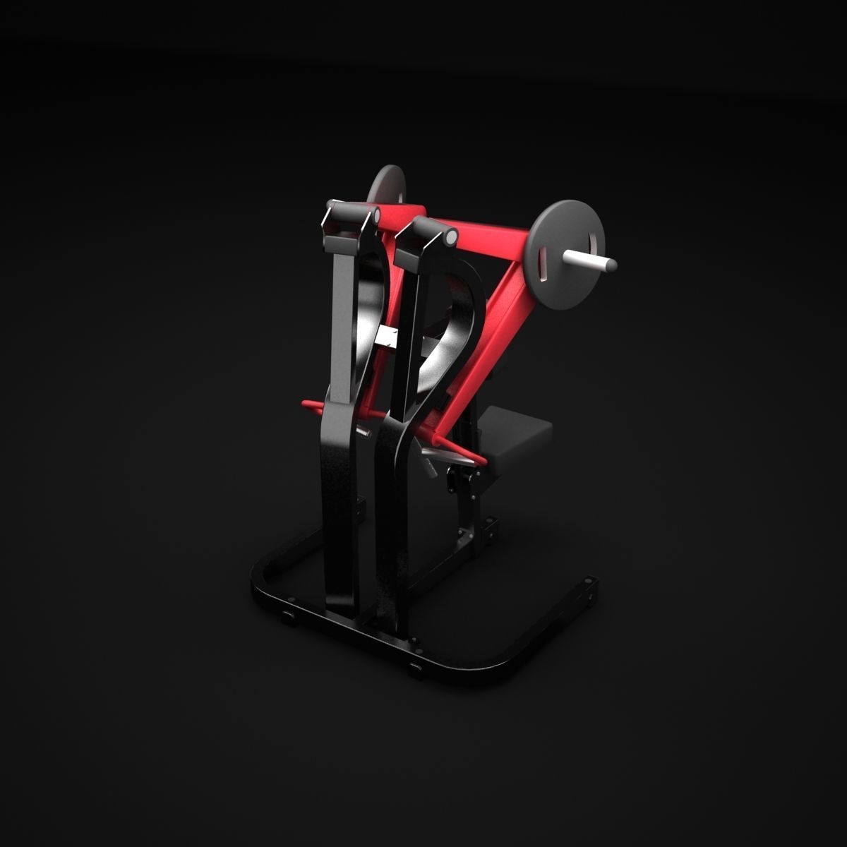 Low Row 3D model | CGTrader