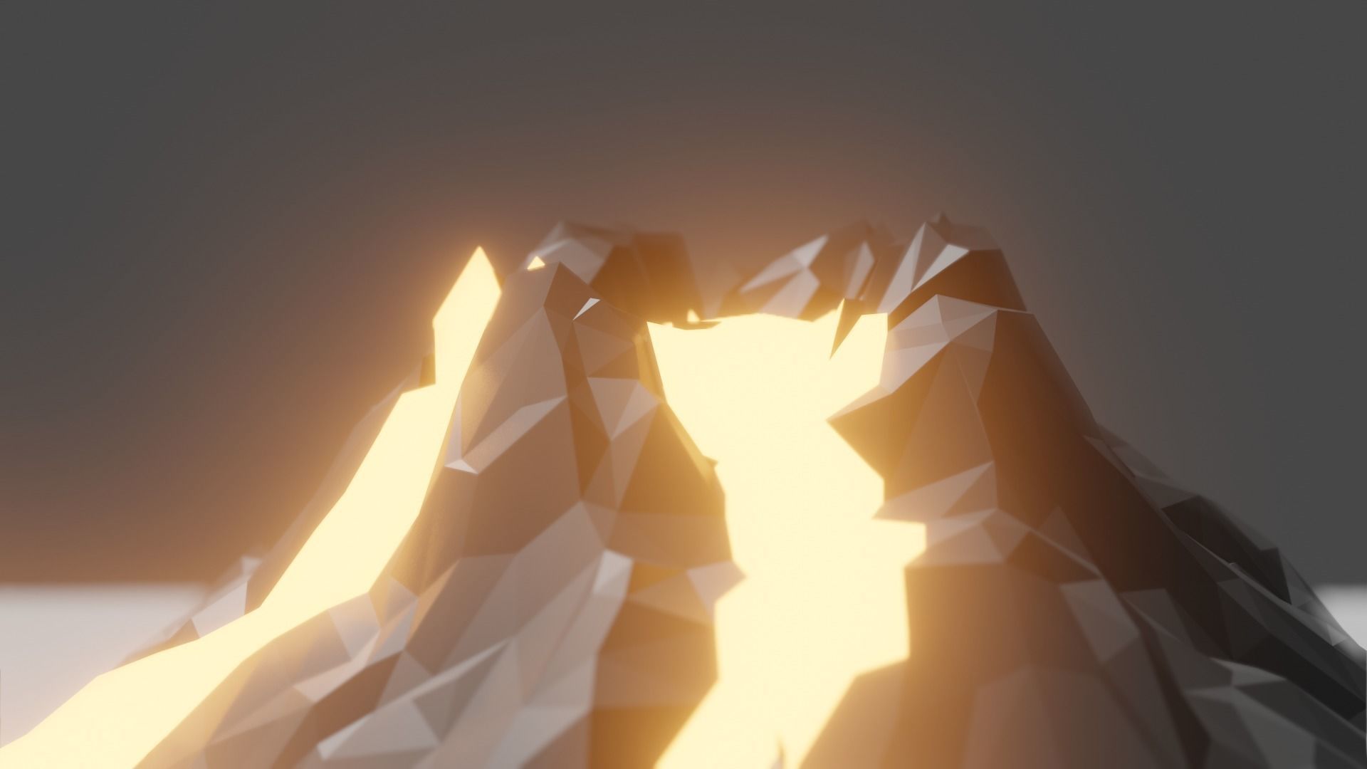 Low Poly Volcano free VR / AR / low-poly 3D model | CGTrader
