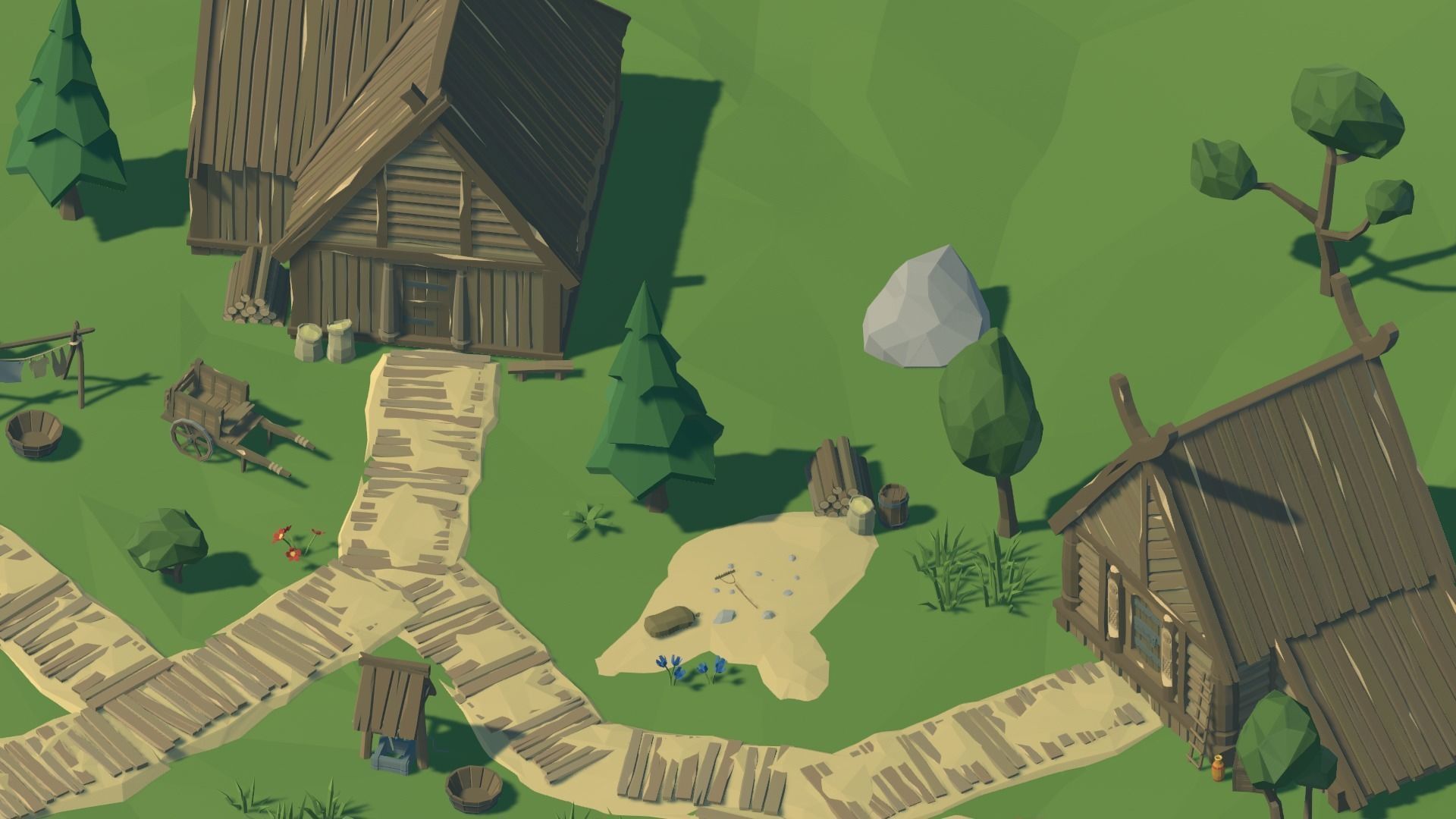 RPG Poly Pack - Lite free VR / AR / low-poly 3D model | CGTrader