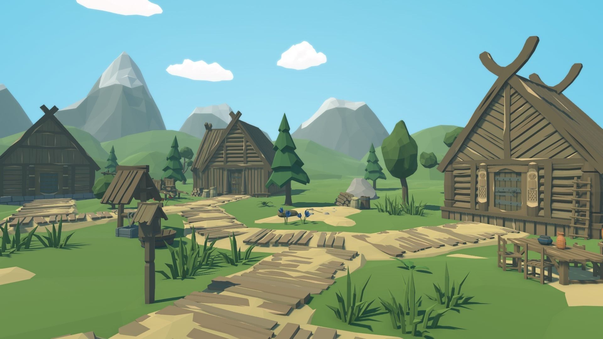 RPG Poly Pack - Lite free VR / AR / low-poly 3D model | CGTrader