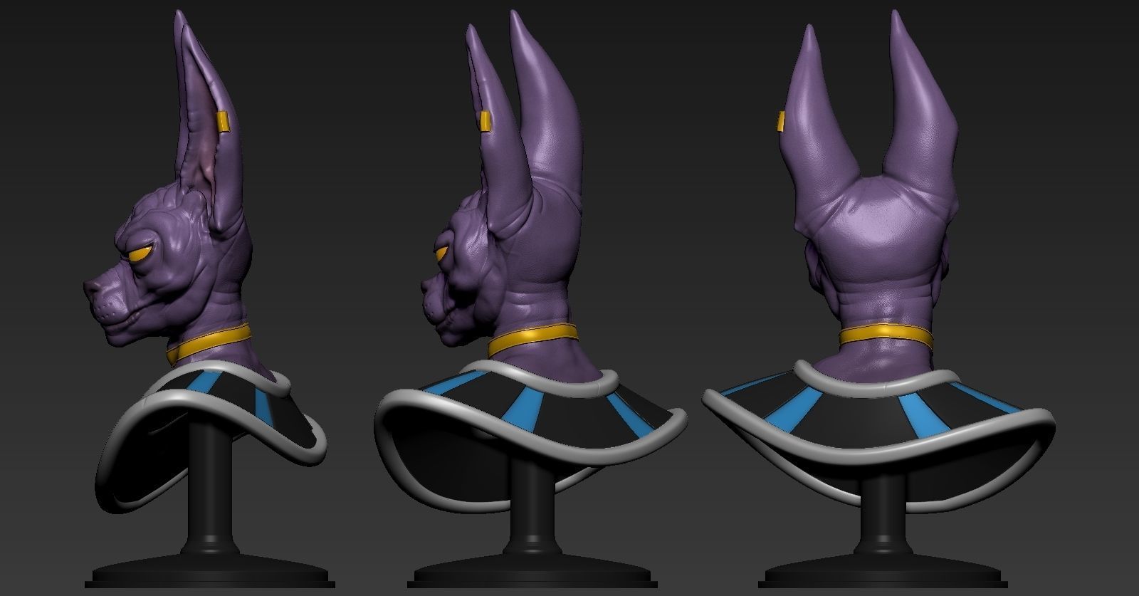 Beerus 3D model 3D printable | CGTrader