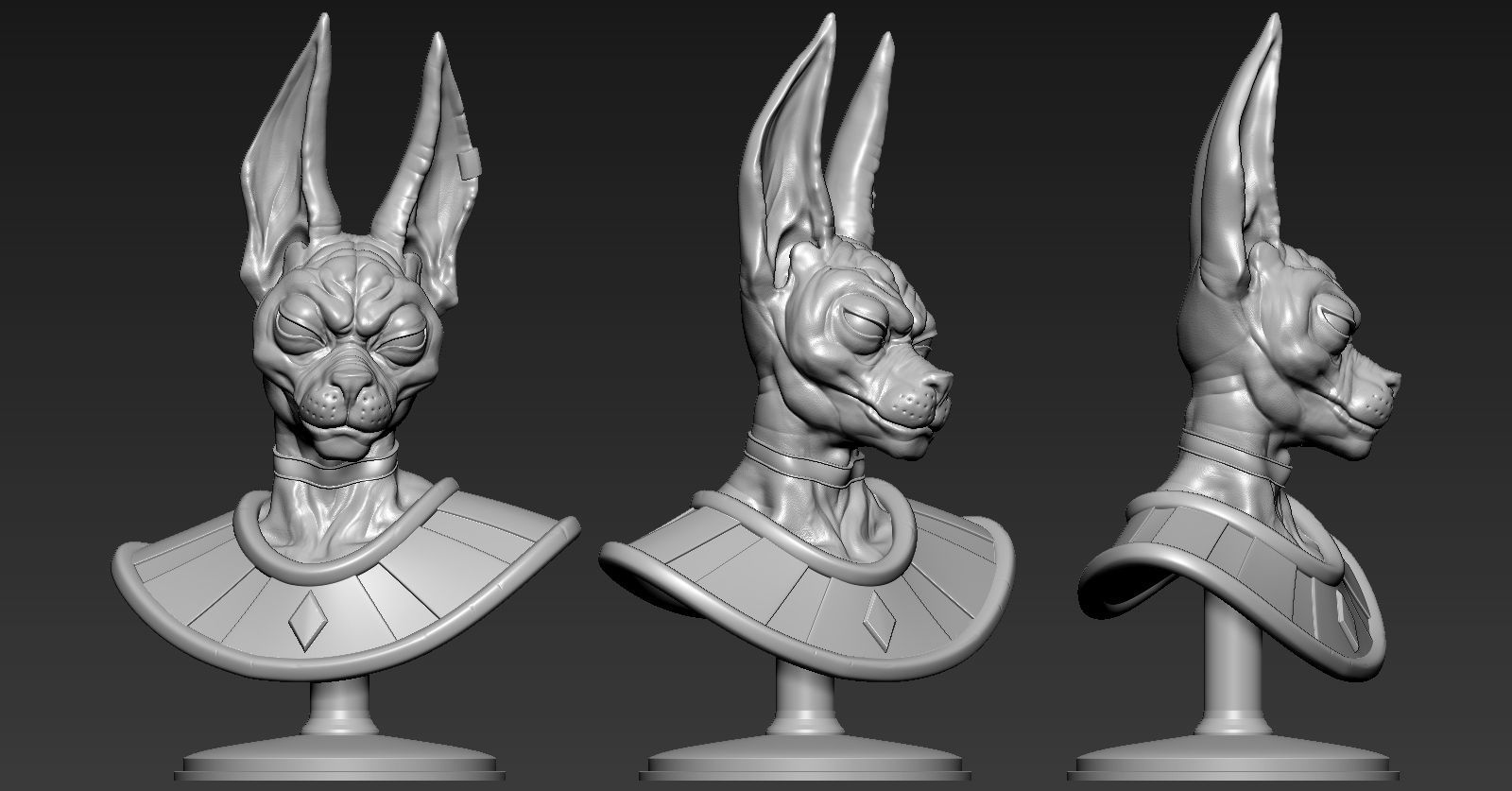 Beerus 3D model 3D printable | CGTrader