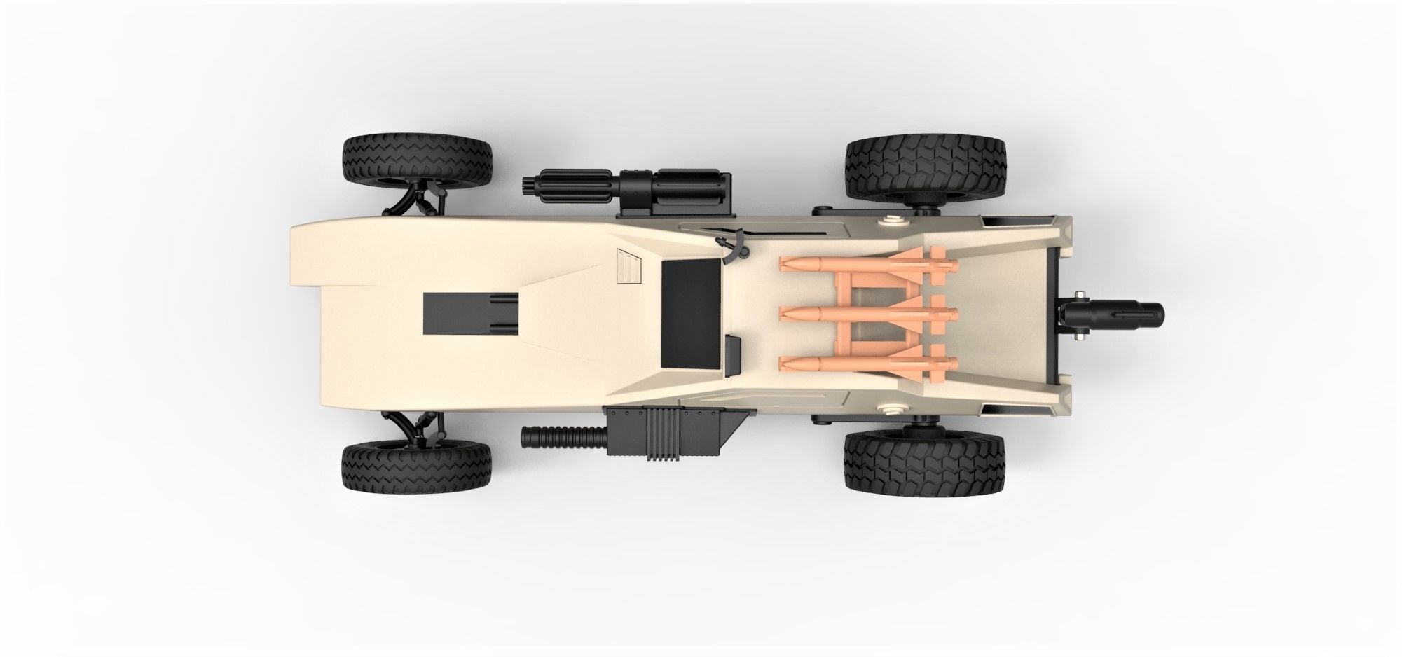 Diecast model Dune buggy from movie Megaforce 1982 Scale 1 to 24 3D ...