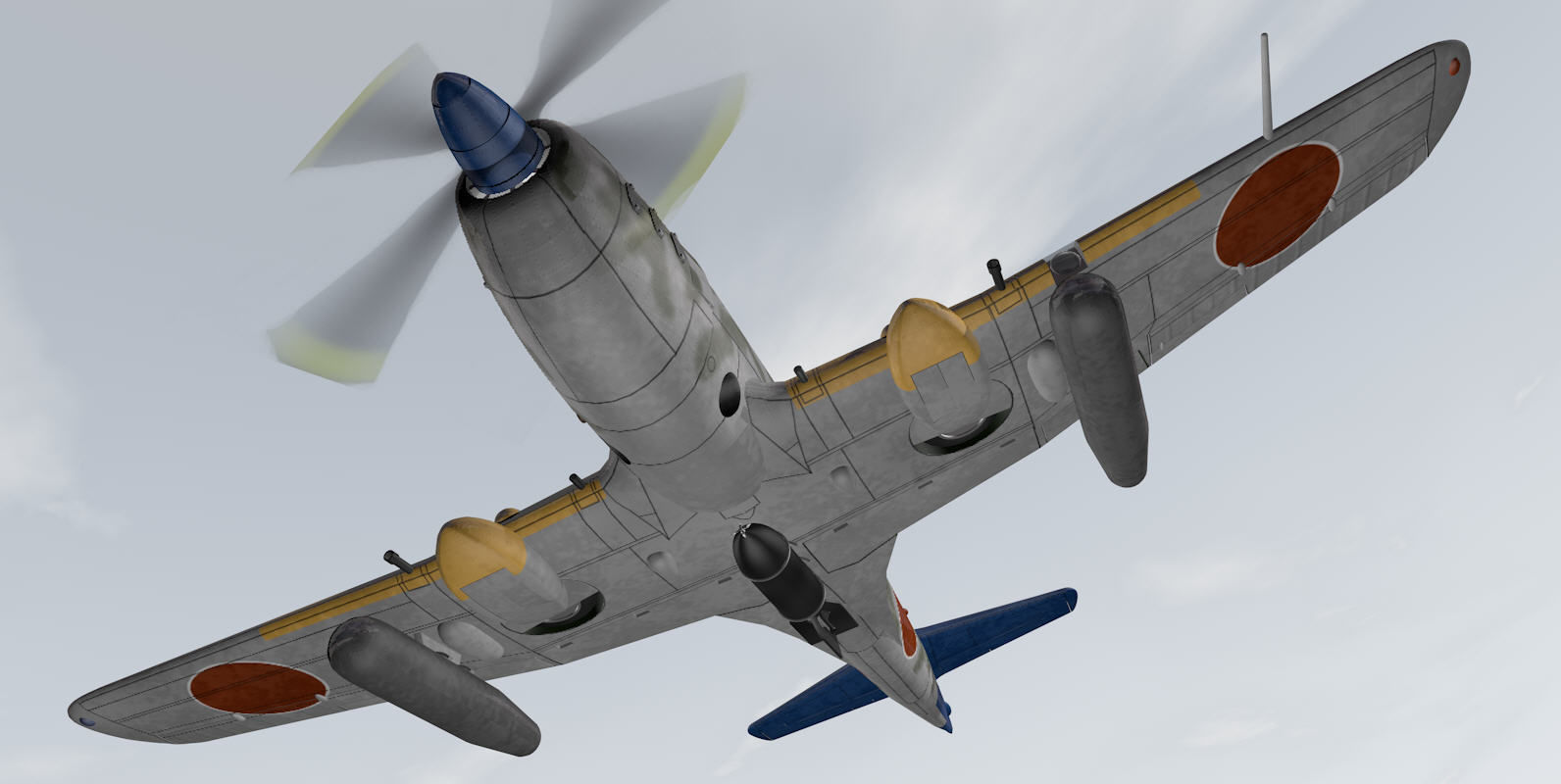 Nakajima Ki-87-1 3D model | CGTrader