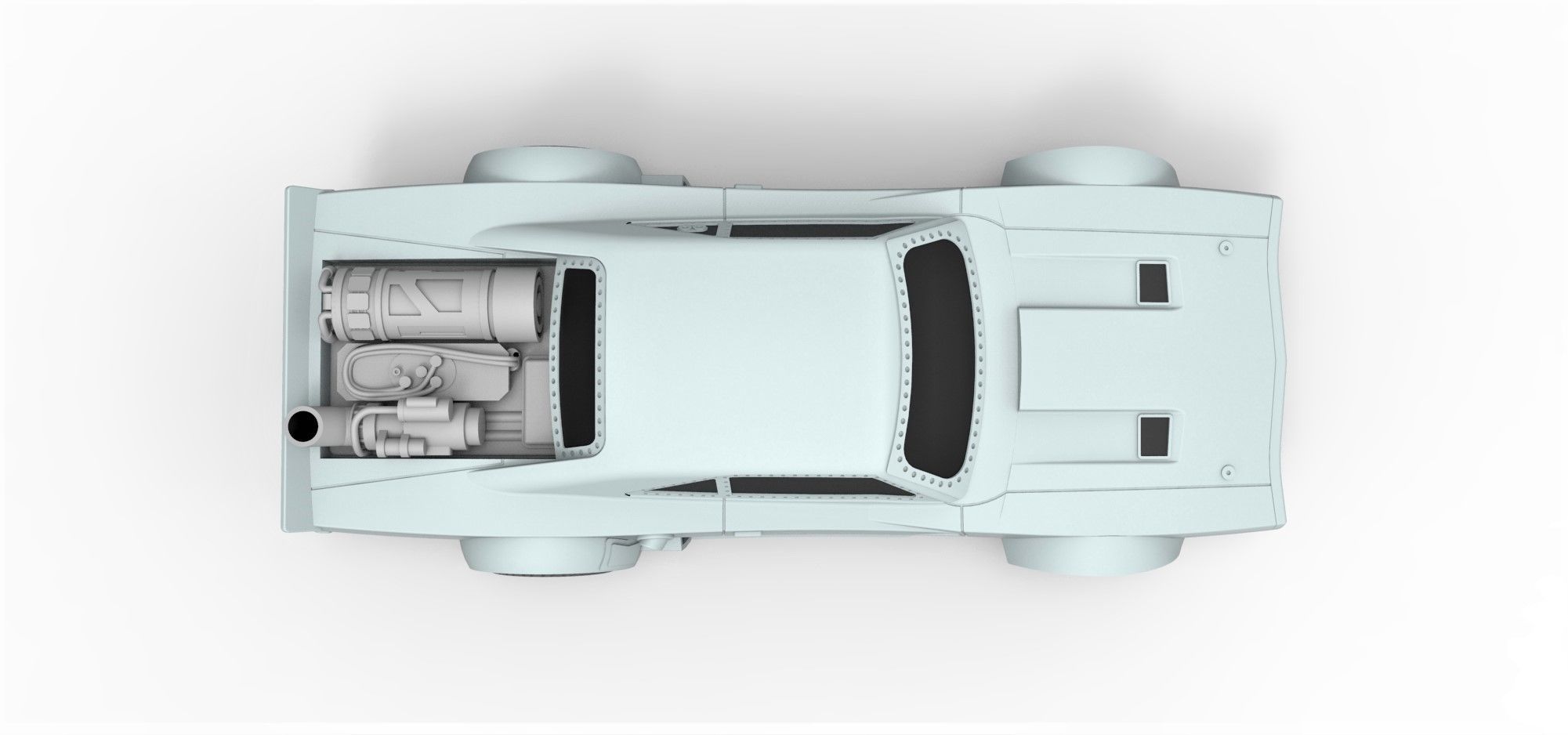 Diecast model Ice Charger from the movie Fast 8 Scale 1 to 24 3D model ...