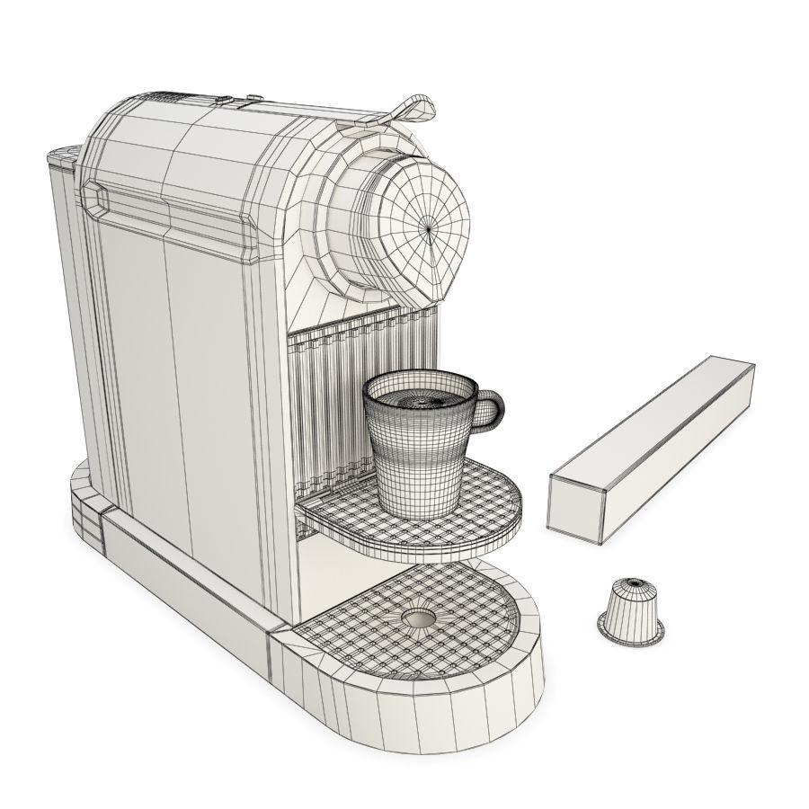 Nespresso City Krups 3D model | CGTrader