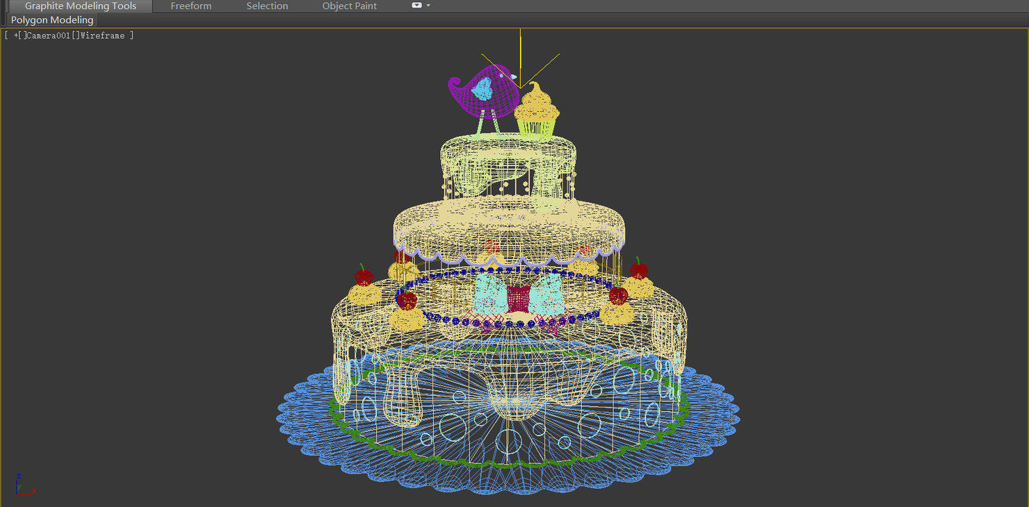 3D Cartoon cake 3D model | CGTrader