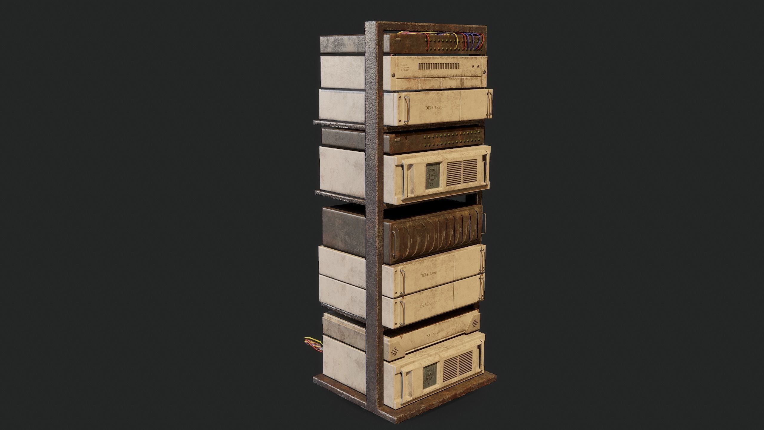 3D model Old Server VR / AR / low-poly | CGTrader