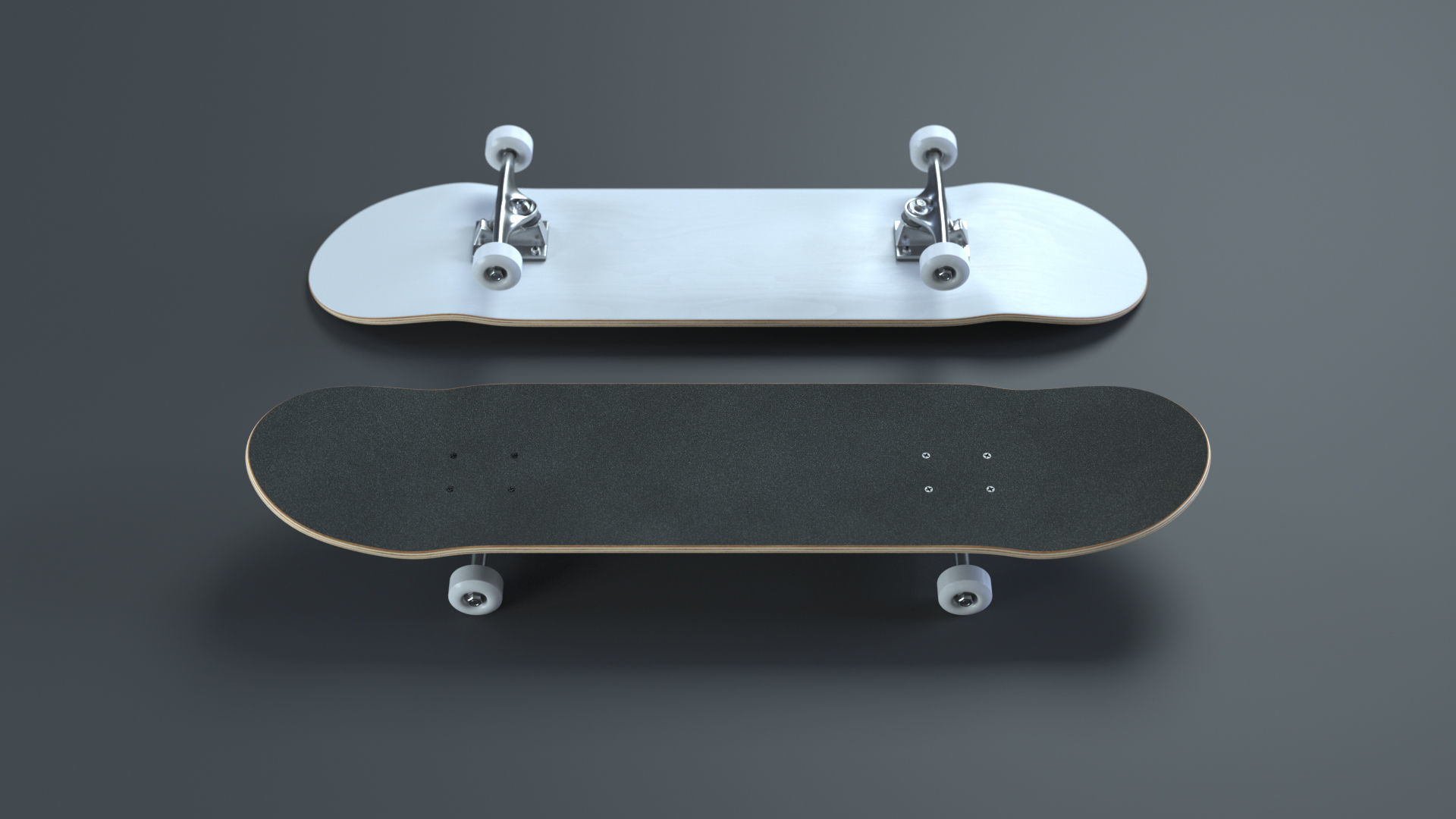 Skateboard - High Quality Realistic Skateboard 3D model | CGTrader