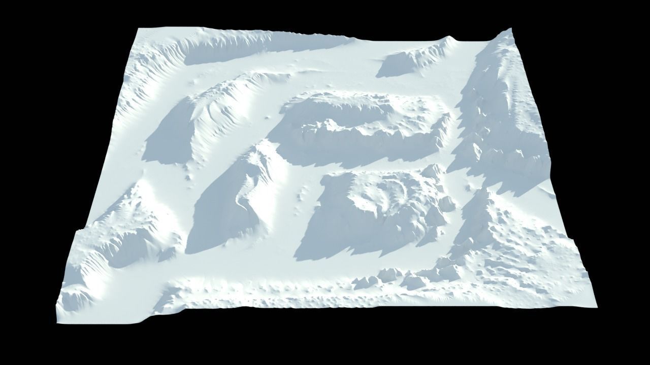 High-poly canyon free 3D model | CGTrader