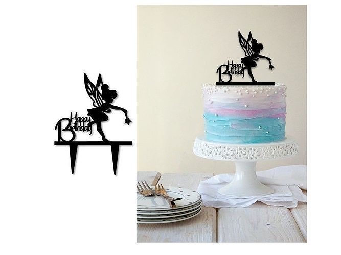 Birthday cake topper set of 3 3D model 3D printable | CGTrader