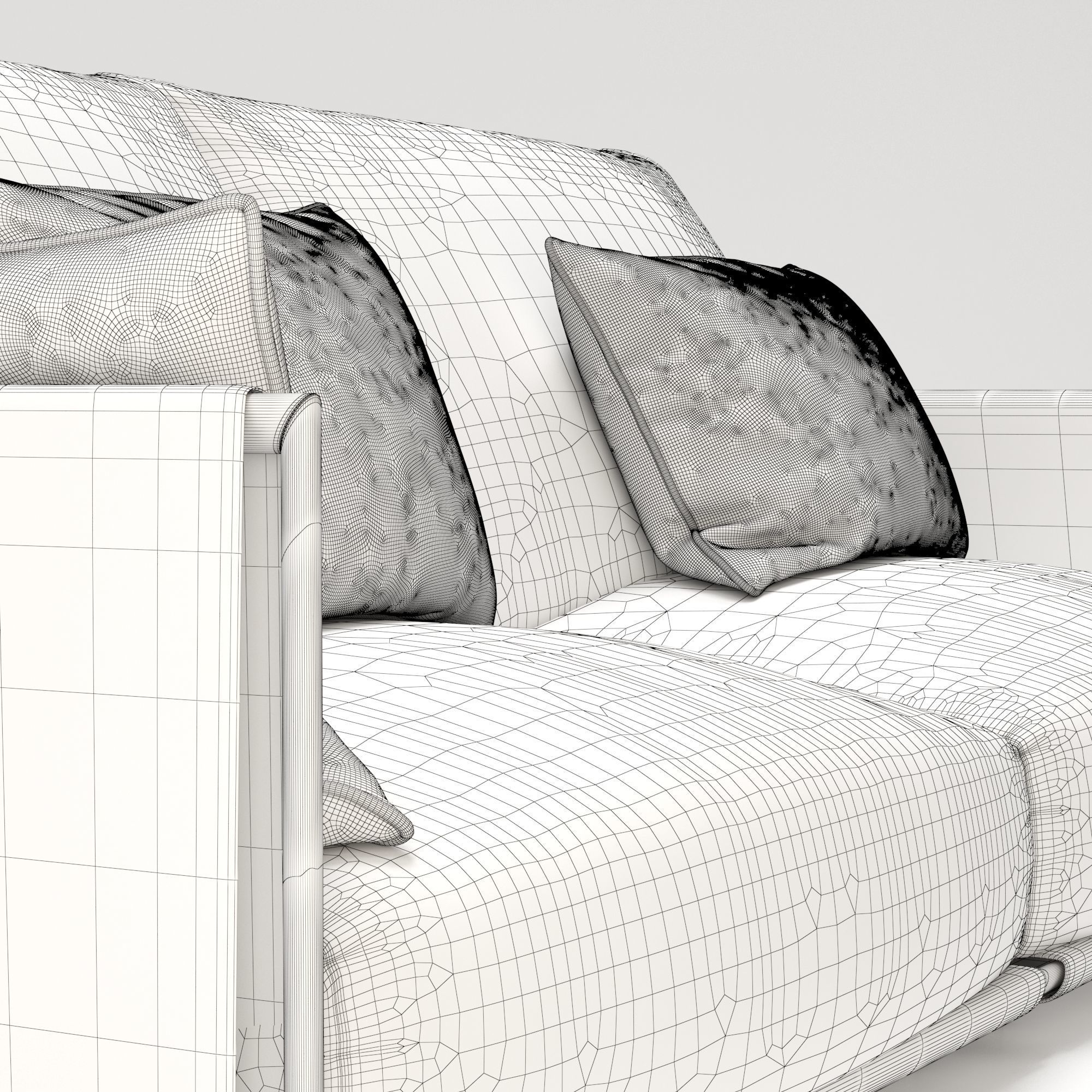 Adam Giorgetti Sofa 3d Model Cgtrader