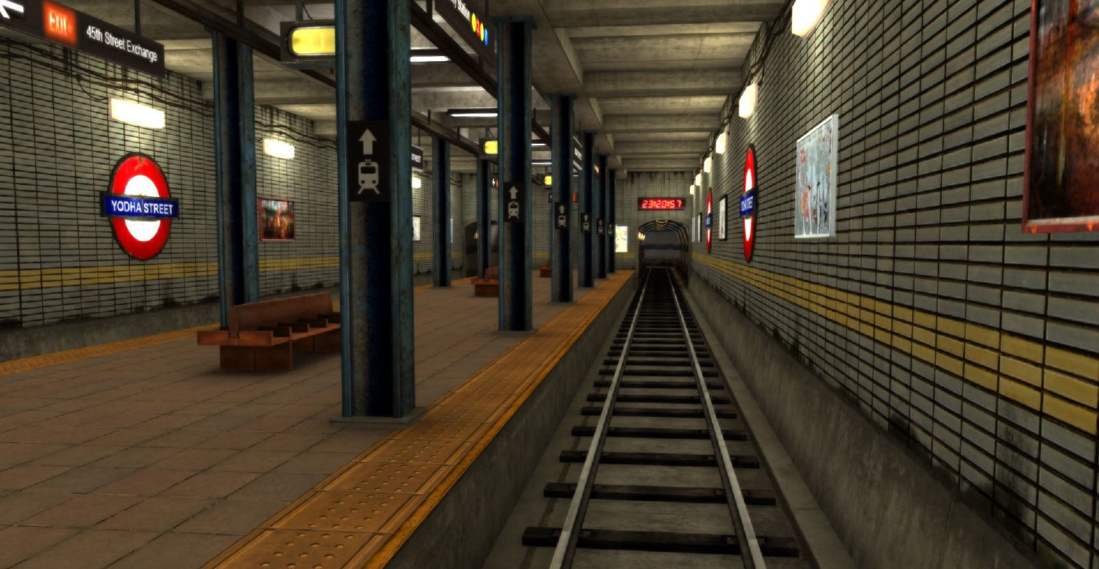 3D model Metro Station VR / AR / low-poly | CGTrader