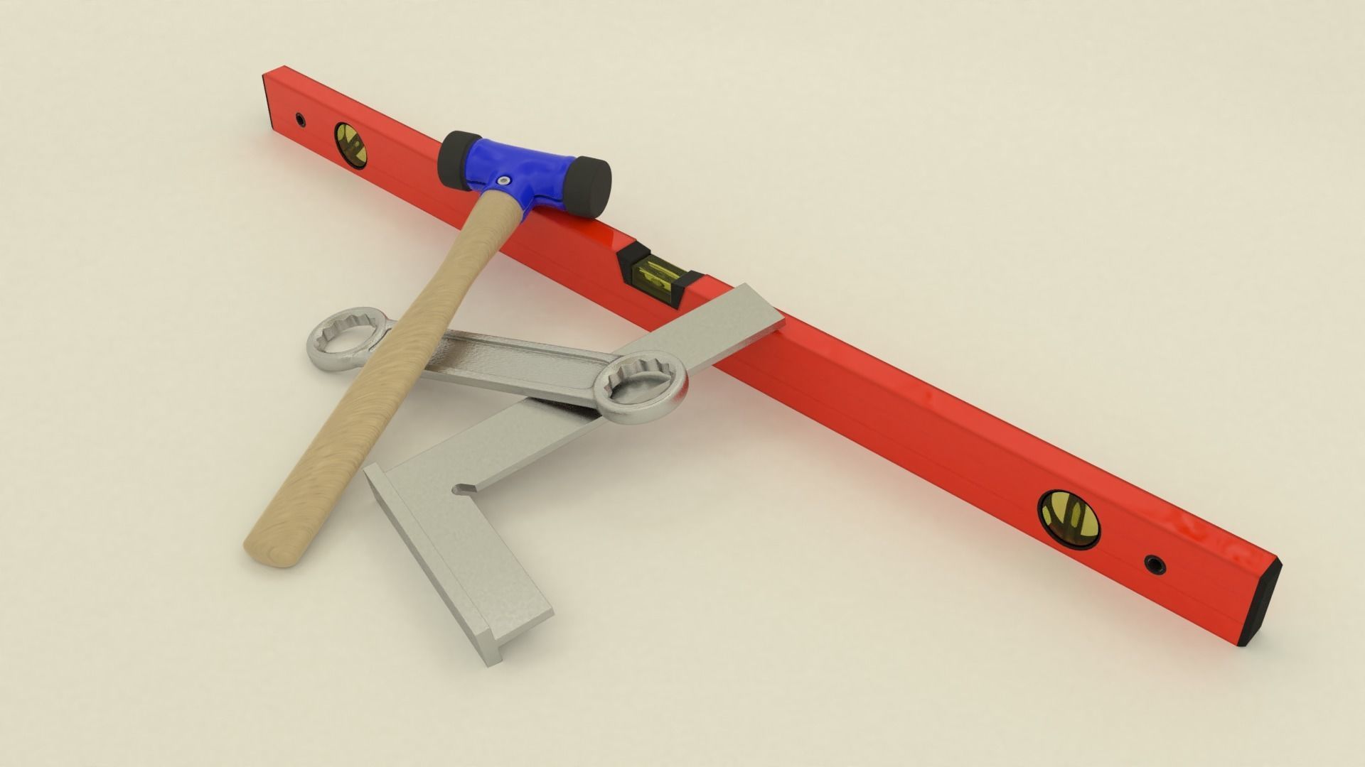 Level tools 3D model | CGTrader