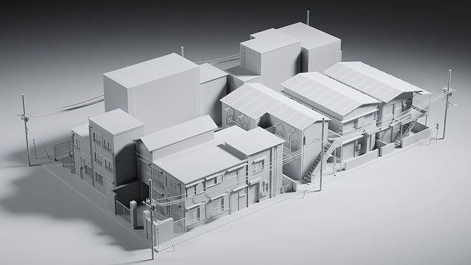 Tokyo Block 3D model | CGTrader