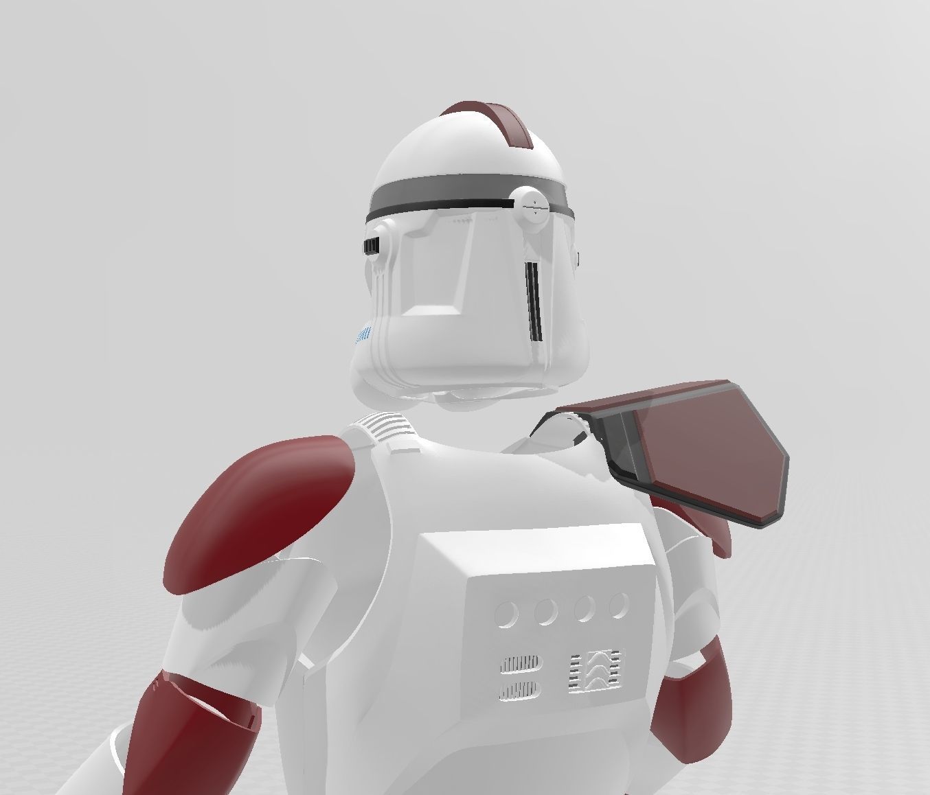 Star Wars A-77 Captain Fordo ARC Trooper Phase II Full Armor 3D model ...