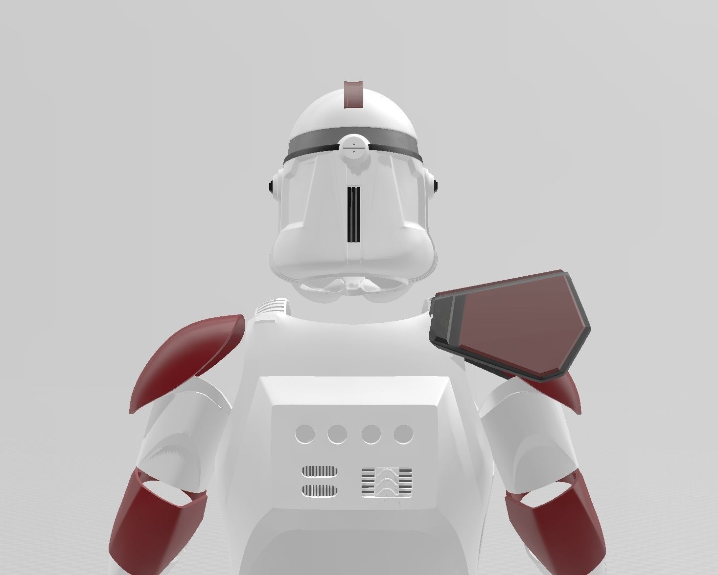 Star Wars A-77 Captain Fordo ARC Trooper Phase II Full Armor 3D model ...